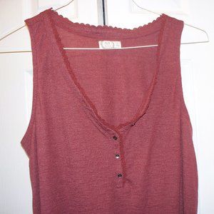 Maurices | Tops | Henley Tank Top | Poshmark
